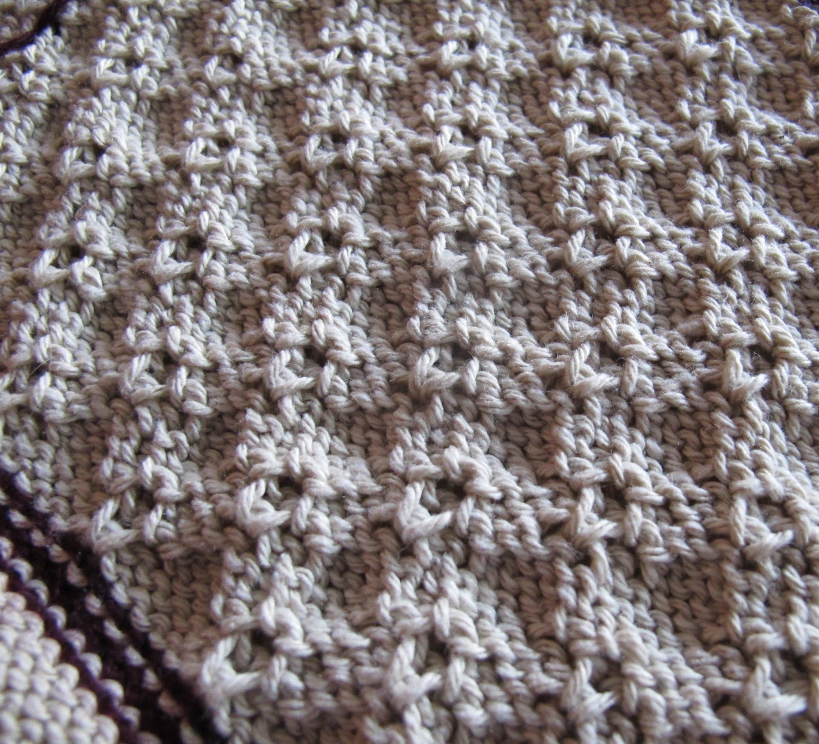 Tuck Stitch Knitting Pattern , Knit and Purl Stitch Patterns for ...