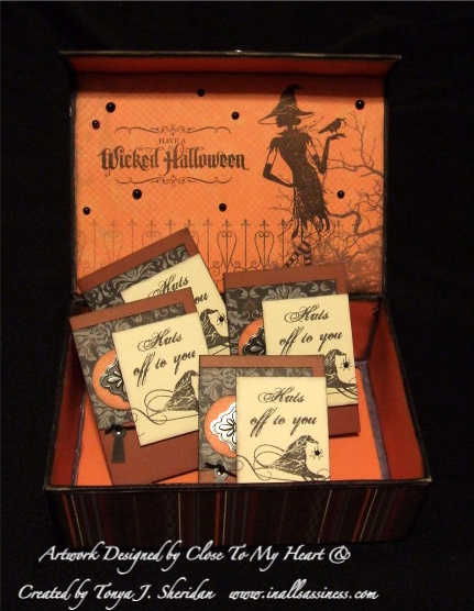 In All Sassiness: Wicked Treat box with cards!