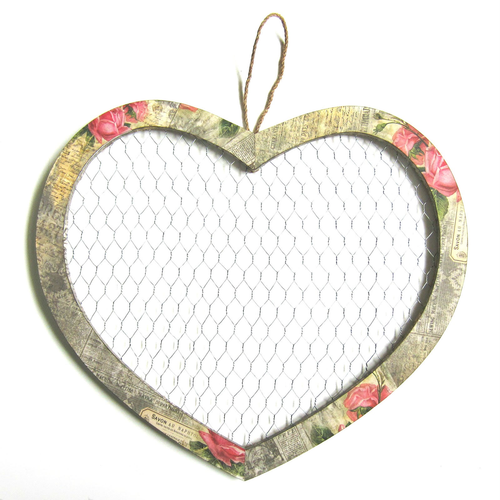 Marion Smith Designs: Garment District Wire Heart by Erica Houghton
