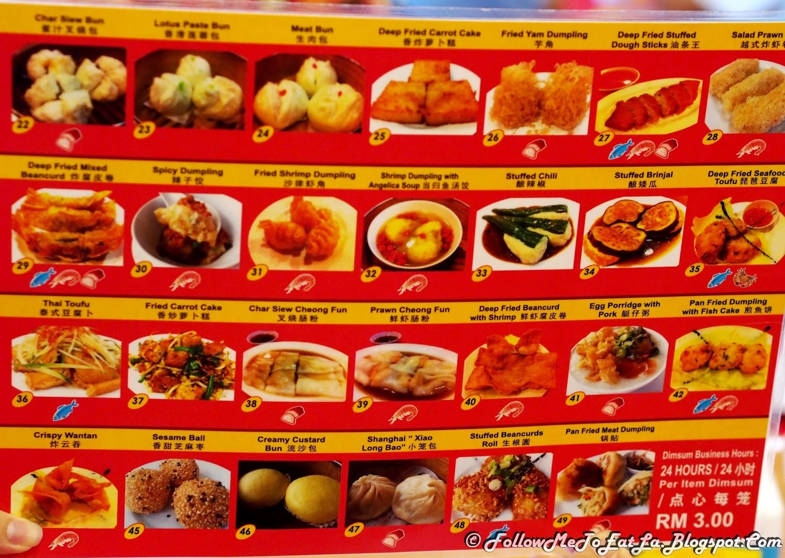 Follow Me To Eat La - Malaysian Food Blog: Restoran Yen Yen A One ~ Yan ...