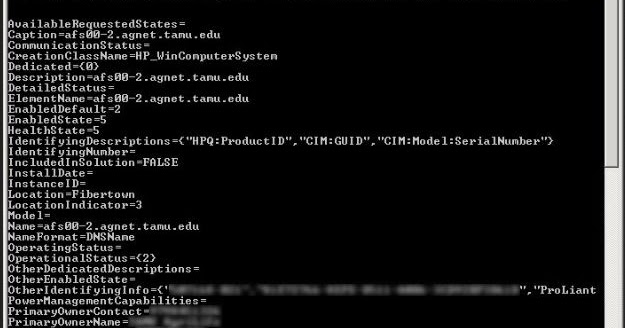 John Willis: HP SIM, WBEMTest Indications using WMIC