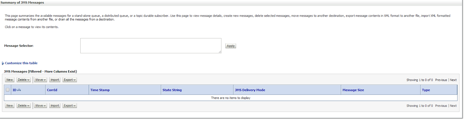 Fortune Minds - Oracle SOA: How to See messages in JMS Queue in Weblogic Console
