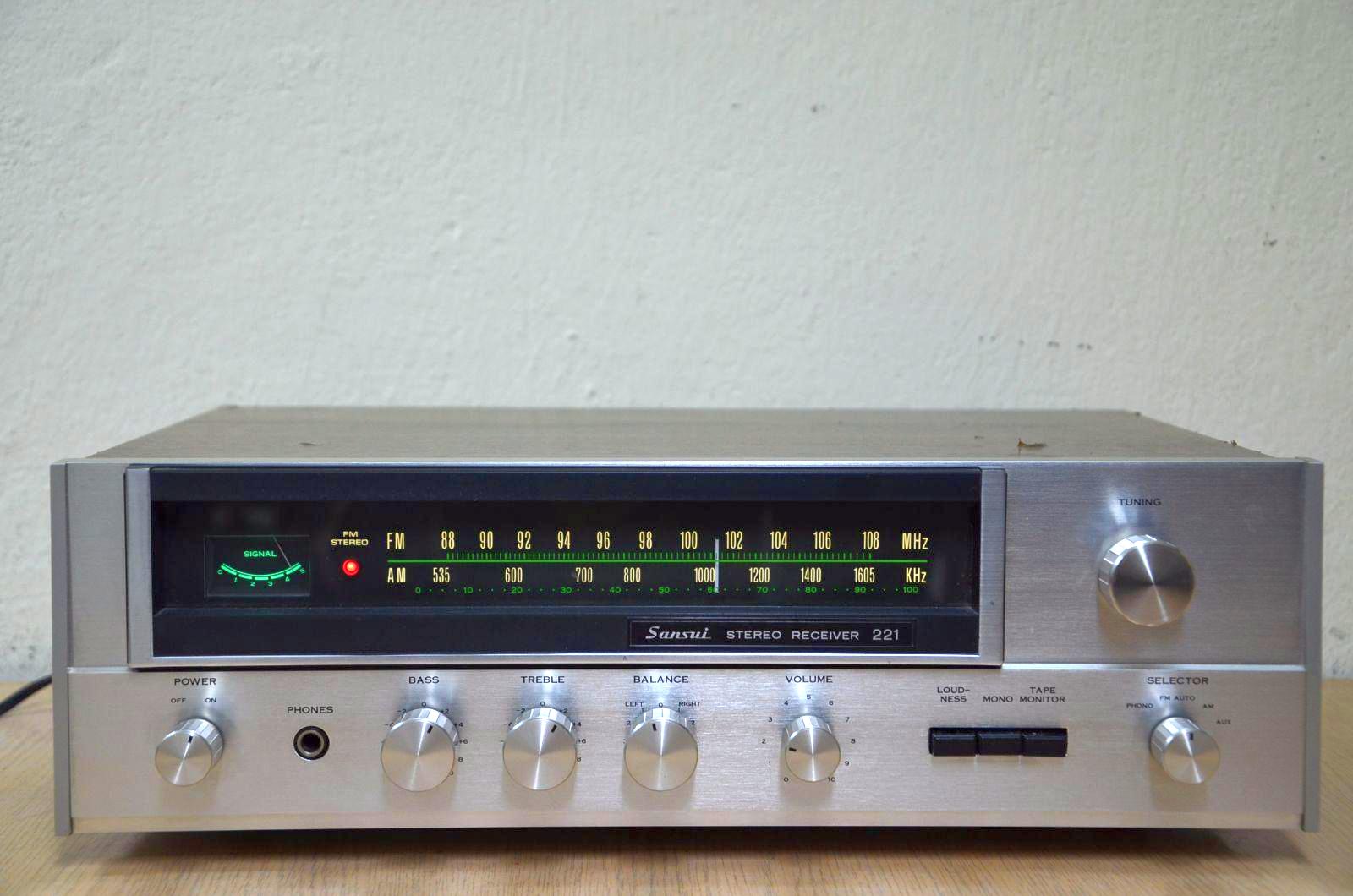Sansui 221 - Analog Stereo Receiver | AudioBaza