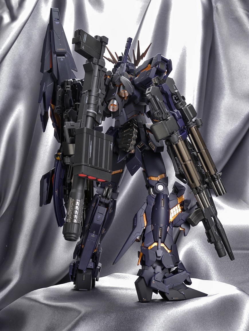GUNDAM GUY: MG 1/100 Unicorn Gundam 02 Banshee + Armed Armor DE ...