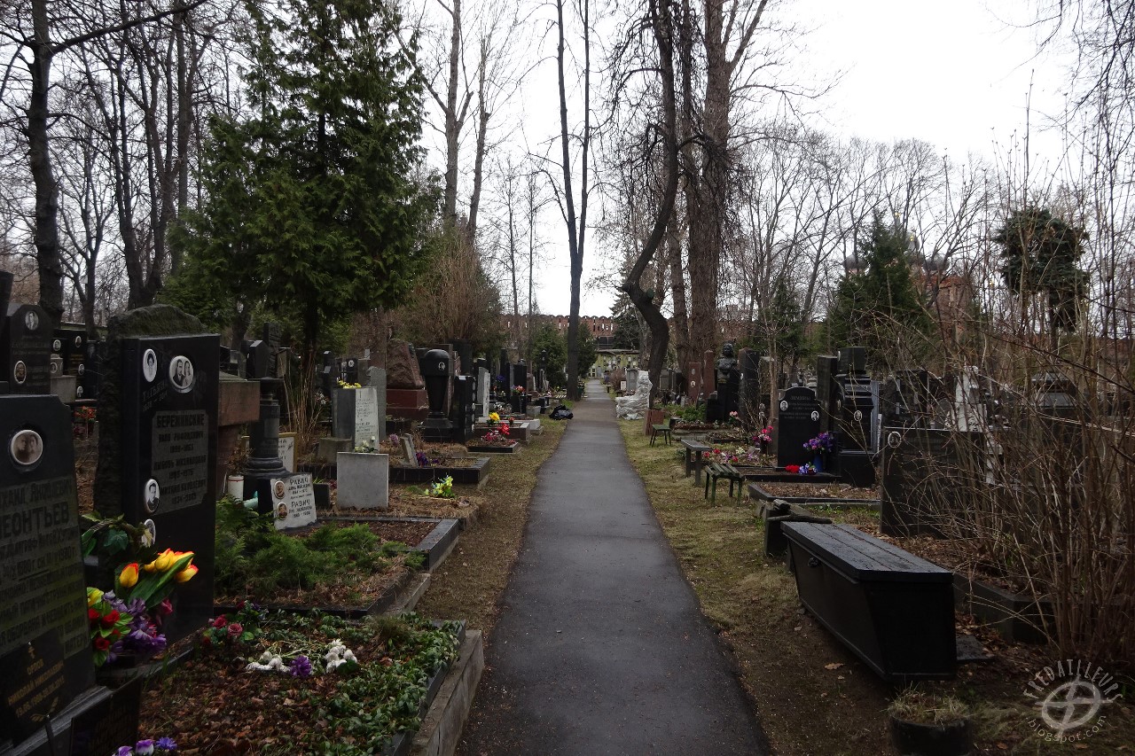 Fred ailleurs: Moscou : Cimetières du Monastère Donskoy