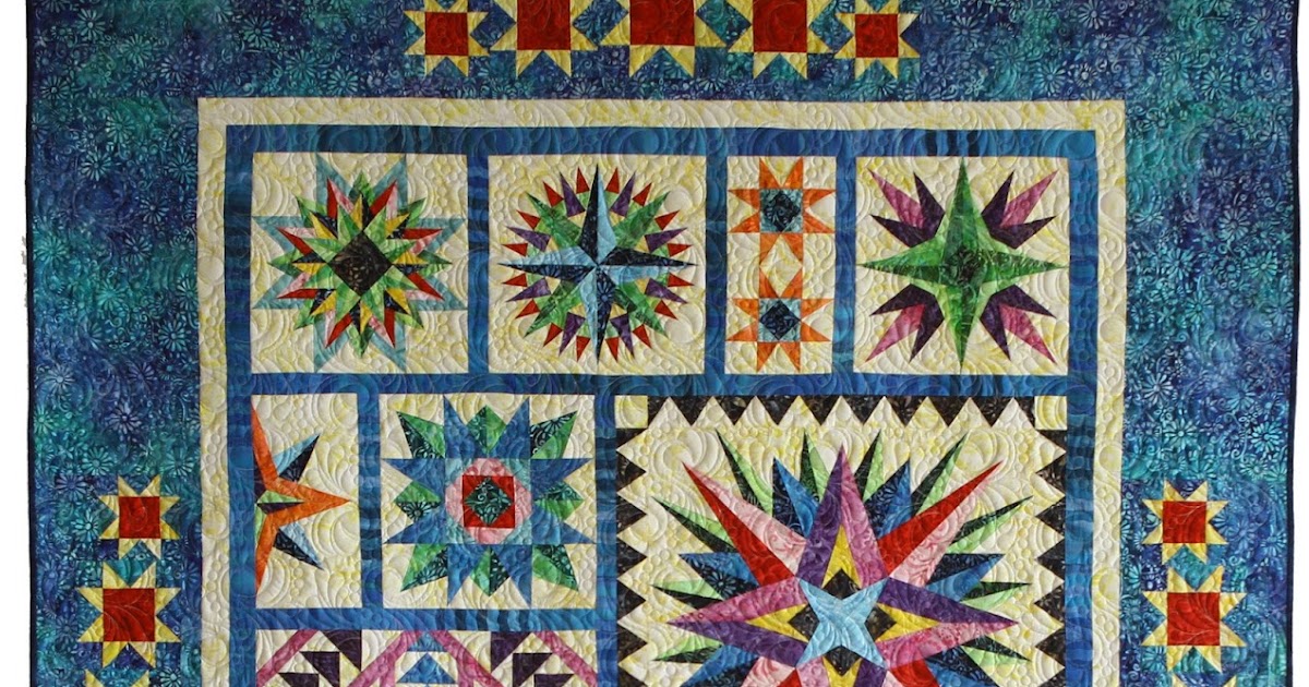 Midland Quilters Squared: Celestial Stars - Block of the Month