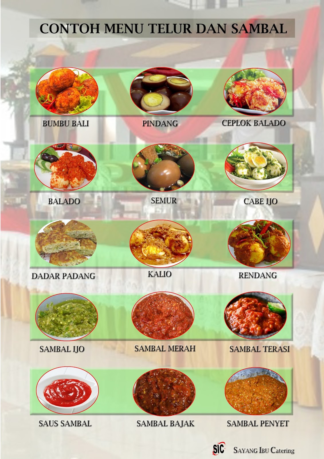 NIKAH MURAH BATAM: CONTOH MENU PRASMANAN