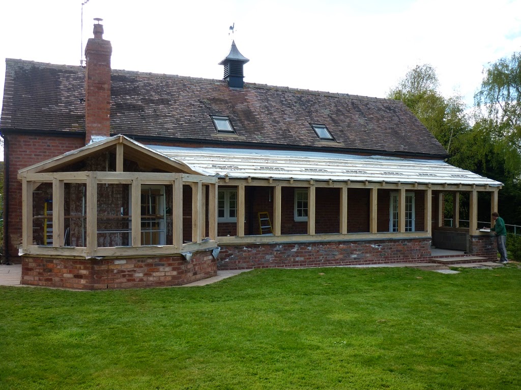 Sawdust In My Socks: 10m Green Oak Conservatory