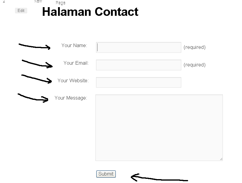 Cara memasang Halaman Contact pada Web berbasis WordPress | BLOGGER ...