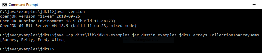 Inspired by Actual Events: JDK 11: New Default Collection Method ...