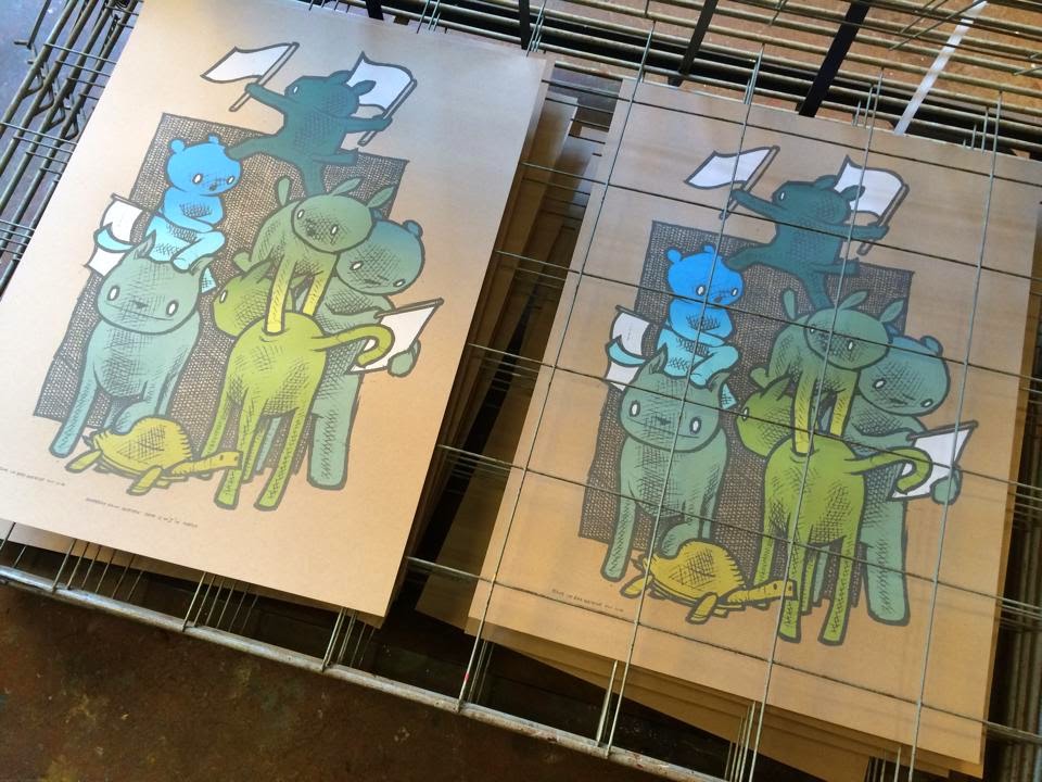 INSIDE THE ROCK POSTER FRAME BLOG: Jay Ryan Prints of Small Animals ...