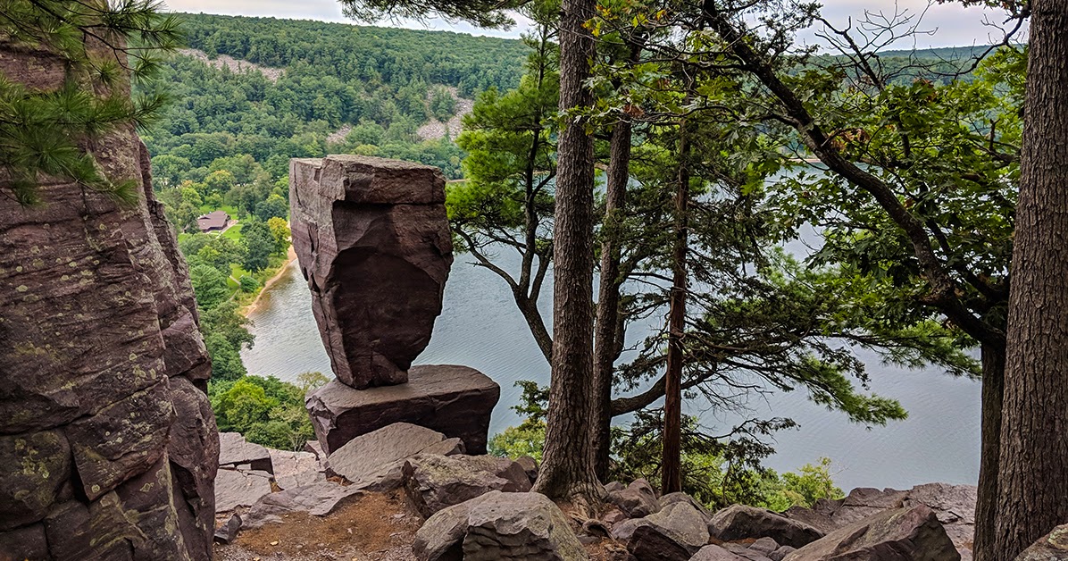 Wisconsin Explorer: Balanced Rock Trail at Devil's Lake State Park