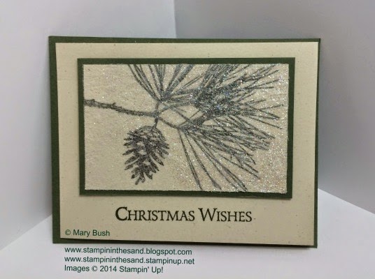 Stampin' in the Sand: Dazzling Pine Wishes