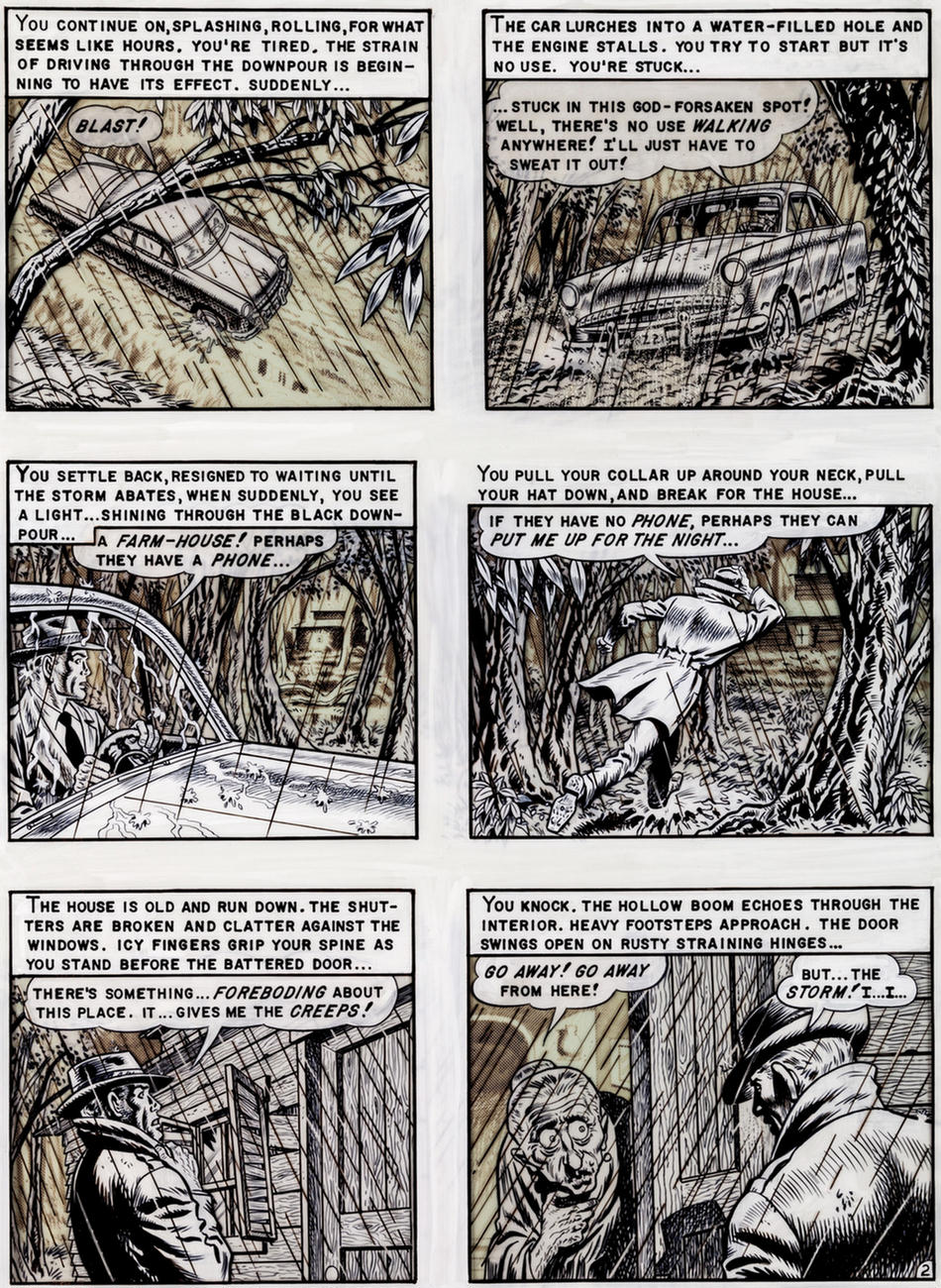 Pappy's Golden Age Comics Blogzine: Number 1870: Will Elder: 3D in 2D