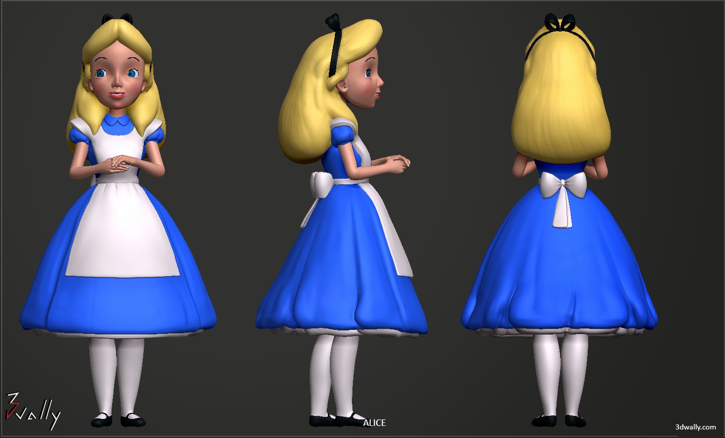 3Dwally: Alice, Disney's Alice In Wonderland