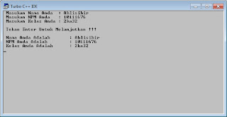Program Biodata C++ | Mr.Dark Wizard