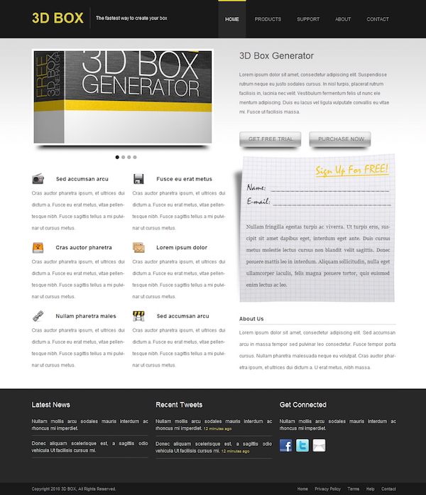 7 Tutorial Cara Konversi PSD ke HTML dan CSS - Basileus7
