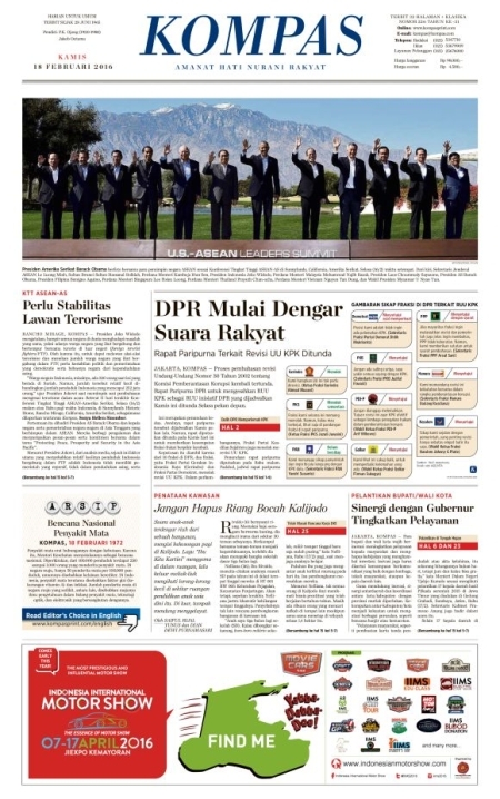 Kompas Hari Ini: February 2016
