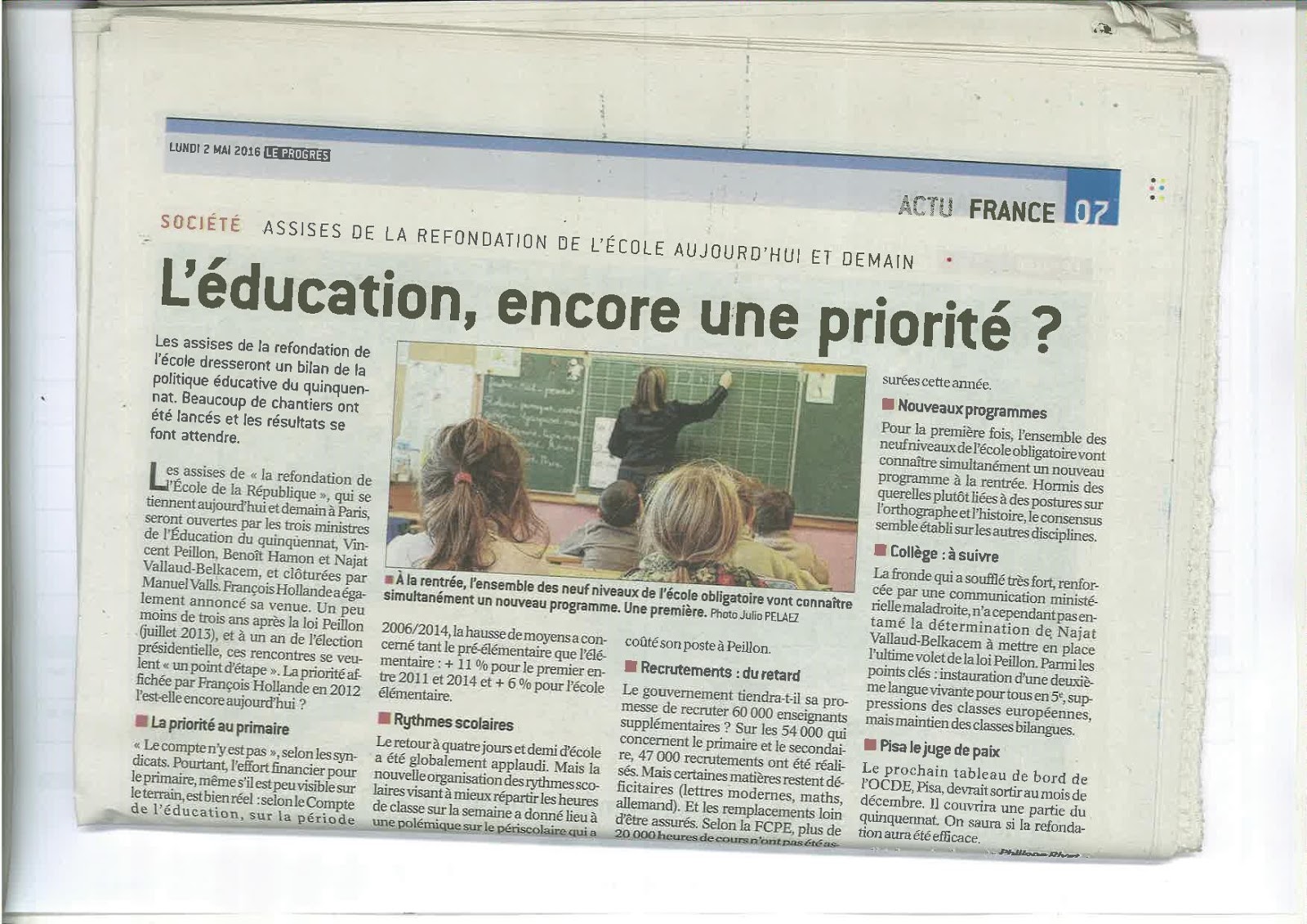 Collectif Parents d'Eleves du Forez Contre la Réforme des Rythmes ... Collectif Parents d'Eleves du Forez Contre la Réforme des Rythmes ...