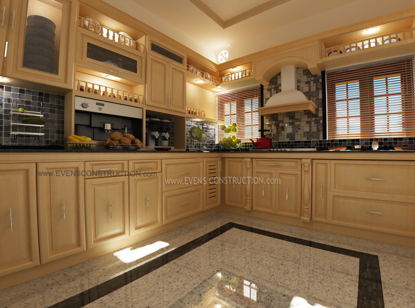 Kitchen designed for modern Kerala home | DIY Inspiring interiors