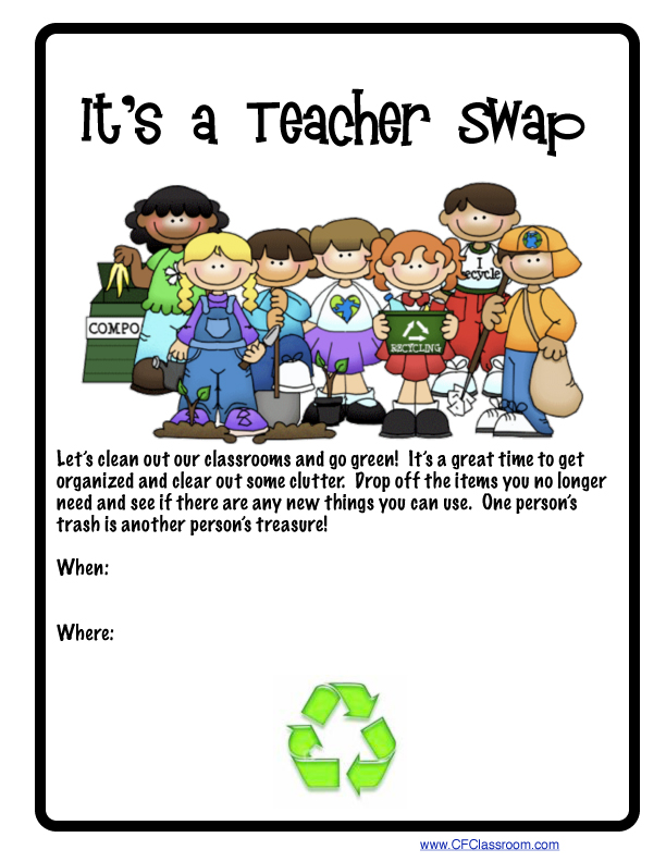 Organize a Teacher Swap | Clutter-Free Classroom