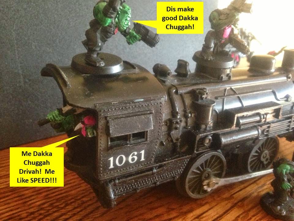 Battle Gaming One: Warhammer 40K: Orks Looted Wagon -- Orkys have ...