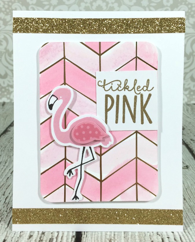 Courtney Lane Designs: Tickled Pink Flamingo Card