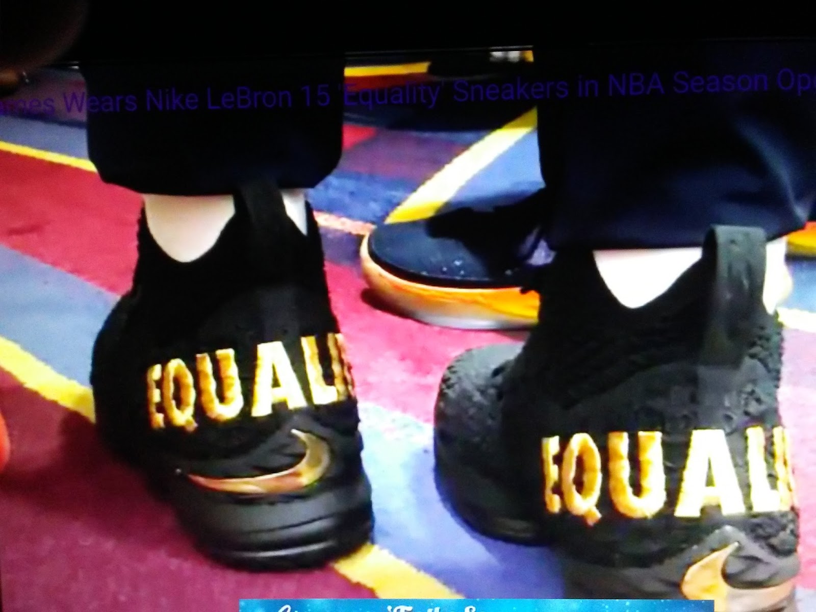 The Last Tradition: Silly LeBron James Wears 'Equality' Shoes, Cavs ...