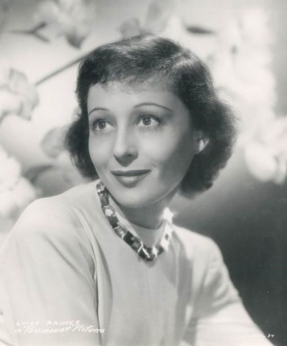 My Love Of Old Hollywood: Luise Rainer (b.1910)