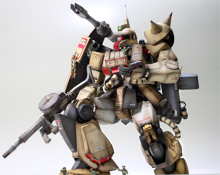 Custom Build: MG 1/100 Zaku Cannon Desert Type