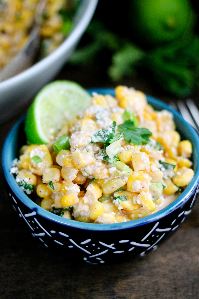 Mexican Street Corn Salad (Esquites) | SIMPLE RECIPES