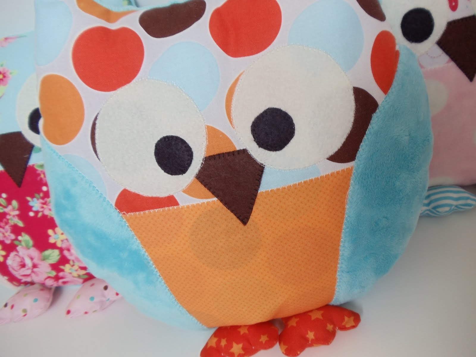 My Cotton Creations: Sewing For Children - owl pillow pattern and tutorial