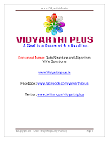 Data Structure and Algorithm (DSA) - VIVA Questions with answers ...