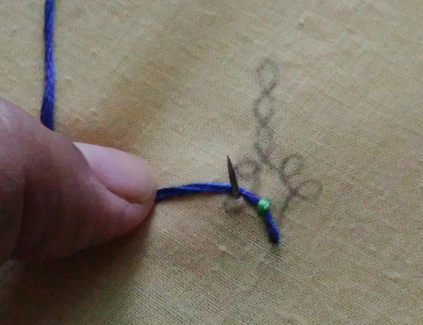 Samsrisht Embroidery: Couching / Couch Stitch