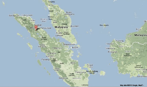 Sciency Thoughts: Eruption on Mount Sinabung, Sumatra.