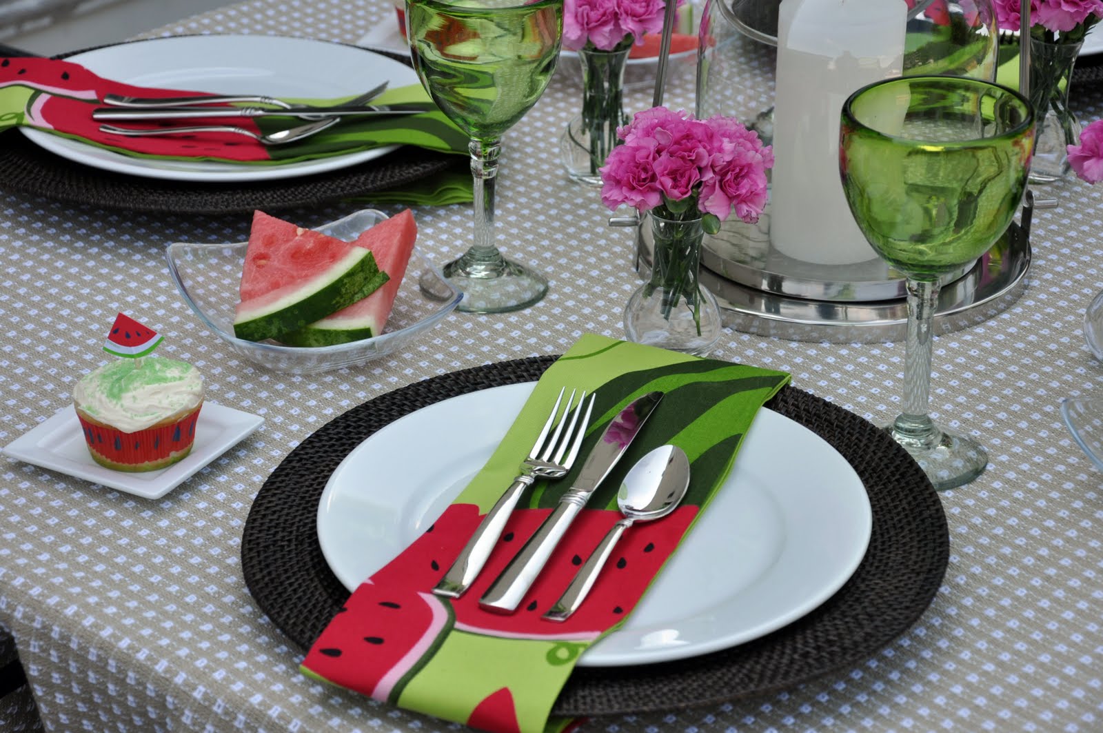 Dreams and Epiphanies: Watermelon Tablescape