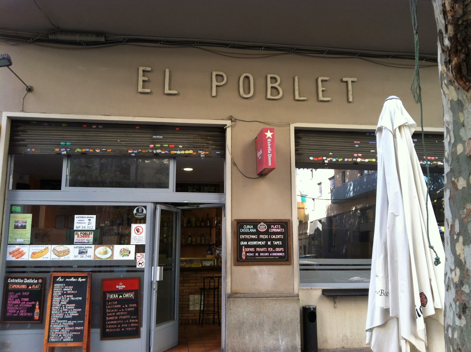 El Poblet on Bilbao in BCN