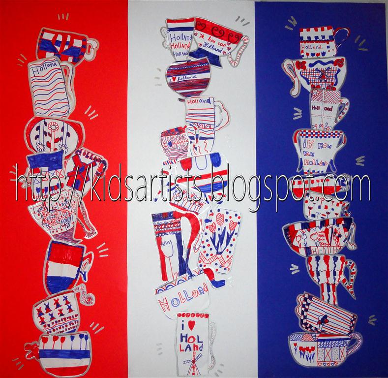 Kids Artists: Typical Dutch design (group work)
