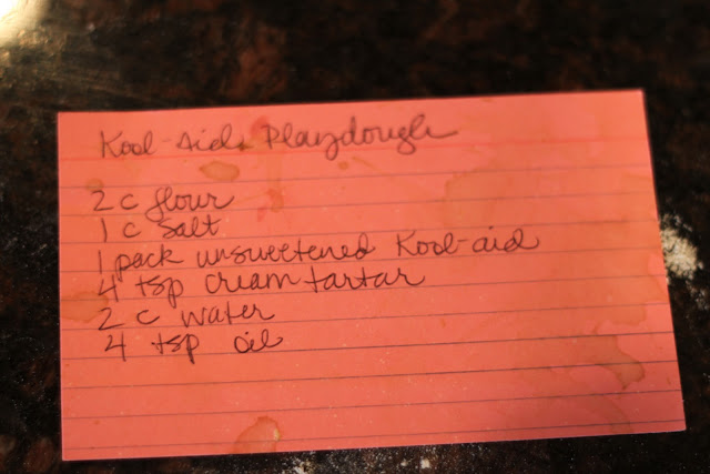 Jamy Fisher: Kool-Aid Play dough