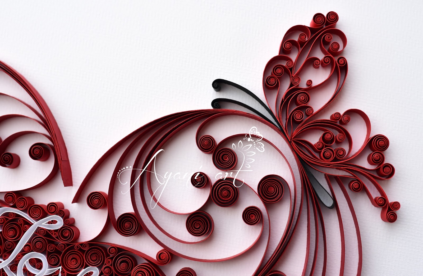Ayani art: Quilling Love Never Fails