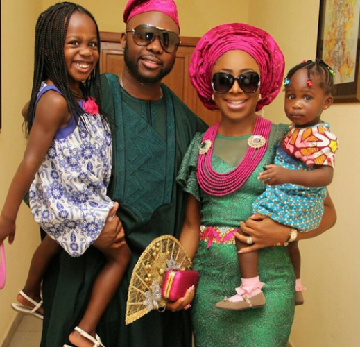 Dakore Akande shows off her beautiful family