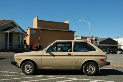 OLD PARKED CARS.: 1980 Ford Fiesta.