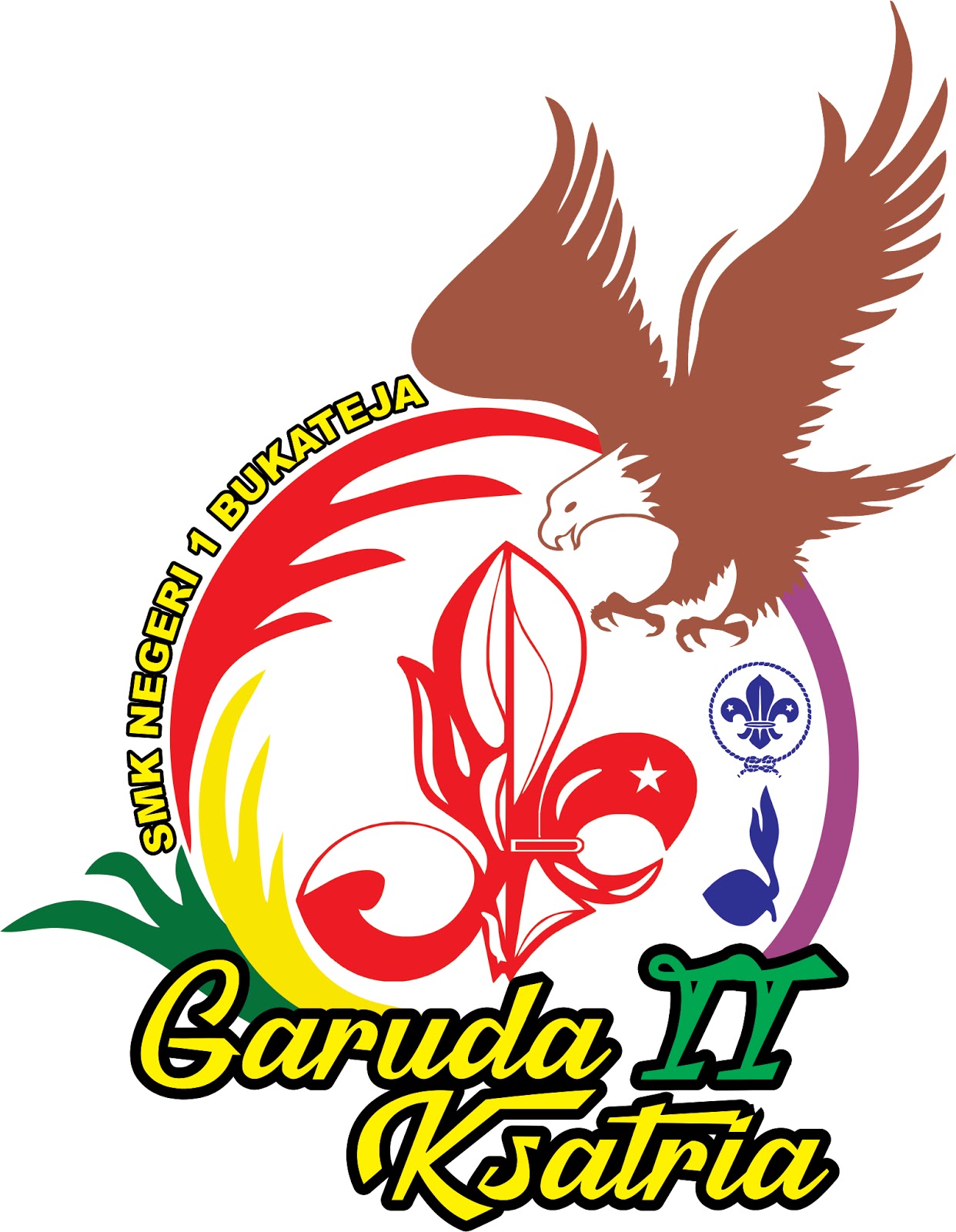 Ksatria Muda SMK Negeri 1 Bukateja: Logo Kegiatan Garuda Ksatria Muda ...