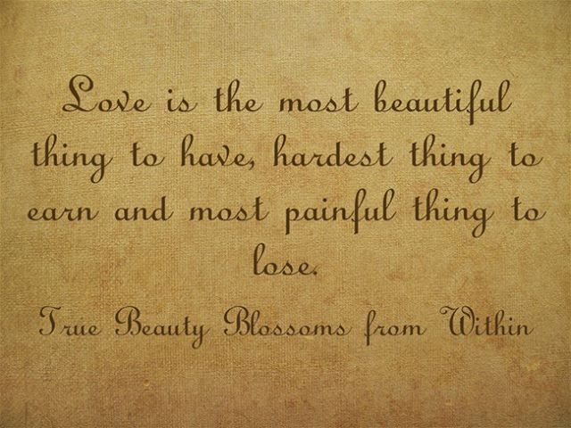 "QUOTES BOUQUET: Love is the most beautiful thing..." ~ Quotes Bouquet