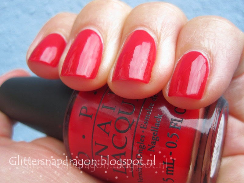 Glittersnapdragon: OPI - Red Hot Rio (Brazil Collection, summer 2014)