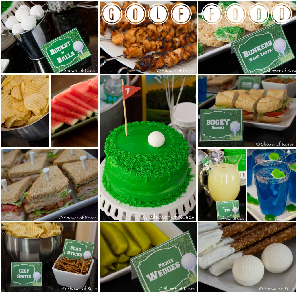 Shower of Roses: Par-Tee Time! {A Golf Birthday at the 7th Hole}