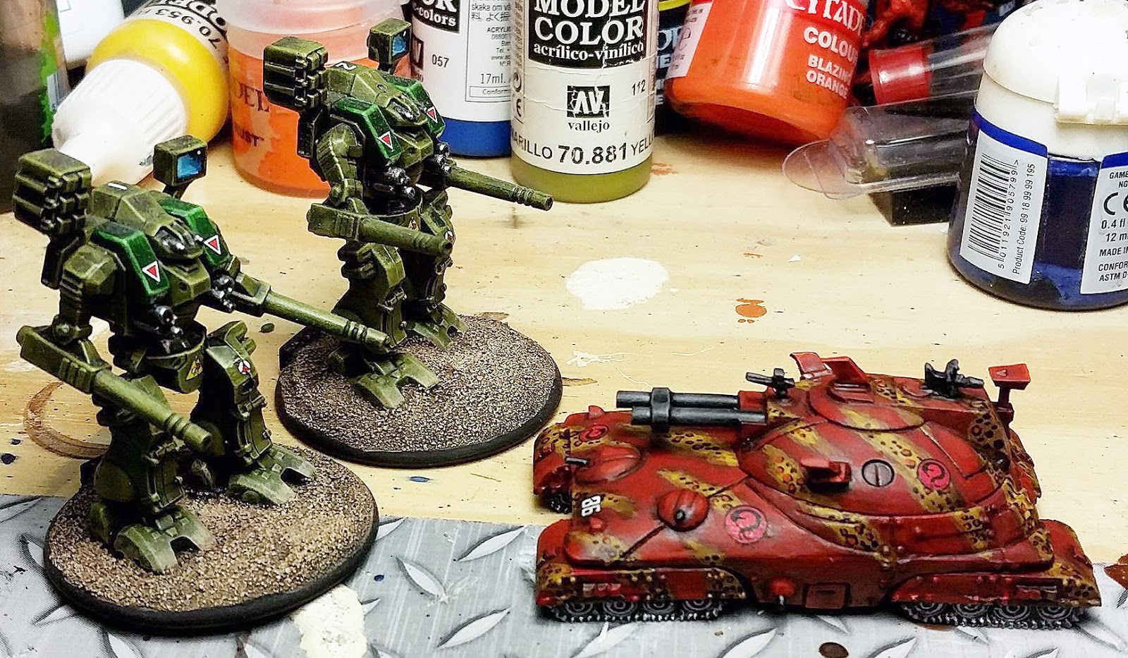 Roebeast's Magical House of Sunshine: Vintage Battletech Demolisher Tank