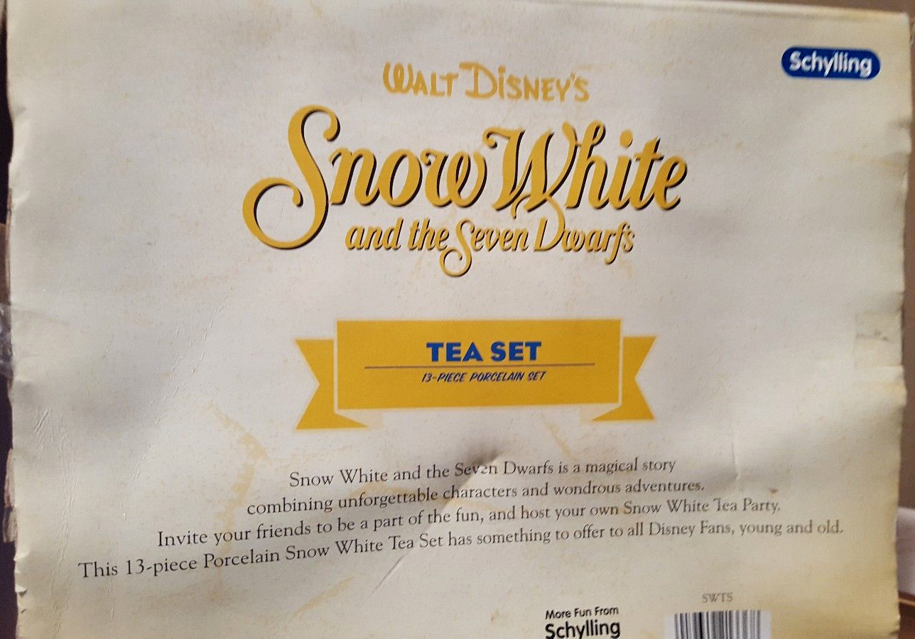 Filmic Light - Snow White Archive: Snow White Tea set by Schylling