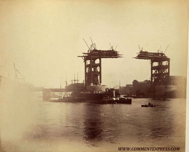 Rare Construction Pictures of Tower Bridge | Comment Express
