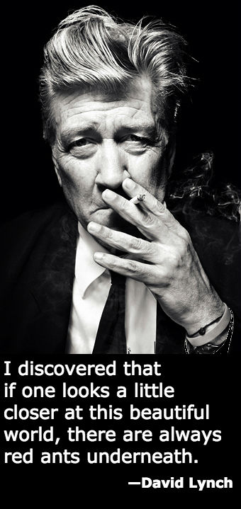 Battlestar Eclectica: That cool quote by David Lynch